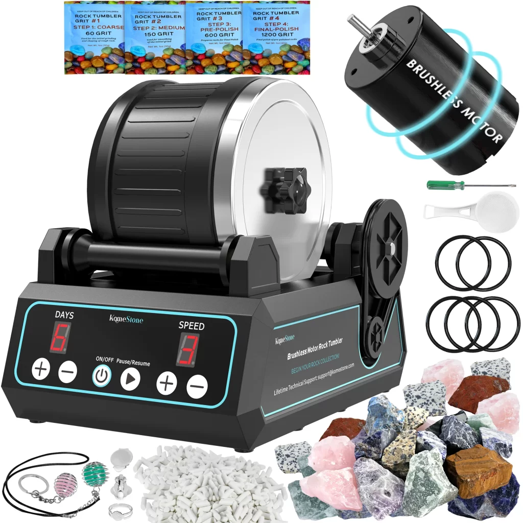 Rock Tumblers Archives - KomeStone Professional Rock Tumbler Rock Polisher